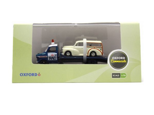 1/76 SCALE OXFORD RAC FORD Transit with Morris Minor Traveller | ローバーミニ ...